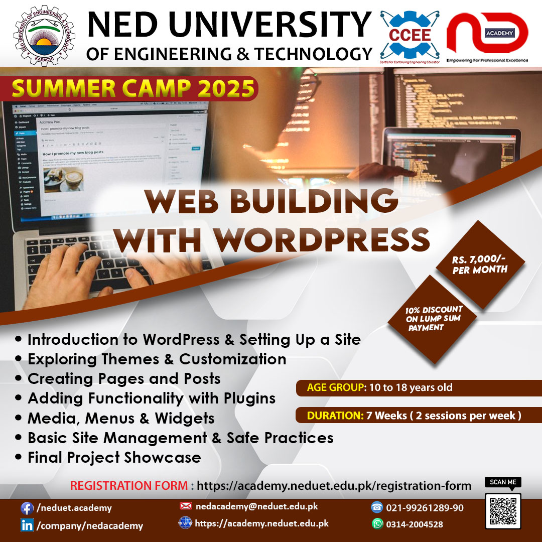 Our Programmes | NED Academy - CCEE | CMPP | PTMC
